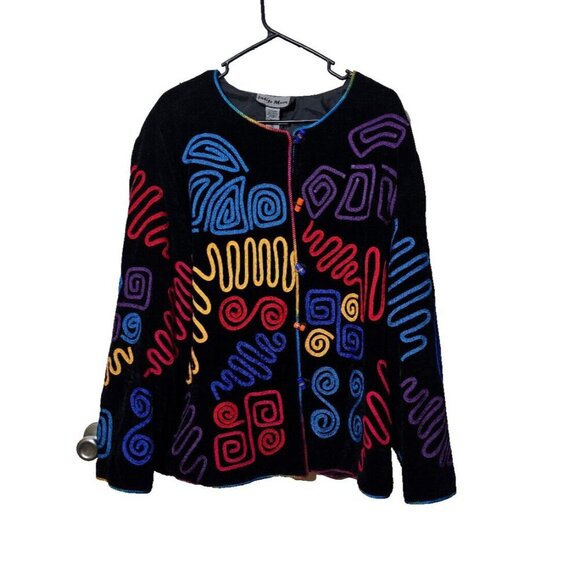indigo moon | Jackets & Coats | Vintage Indigo Moon Jacket X Artsy ...